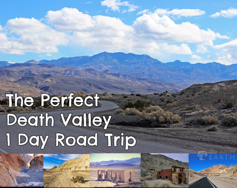 The Perfect Death Valley 1 Day Road Trip Itinerary - 10 Attractions + Map